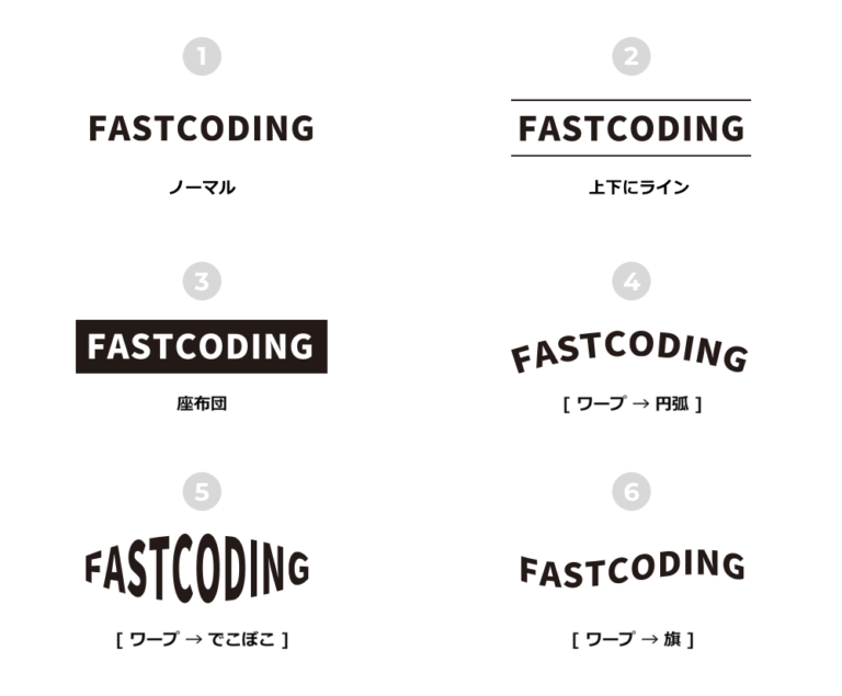 【保存版】イラストレーターで簡単にできるタイトル文字デザイン | FASTCODING BLOG