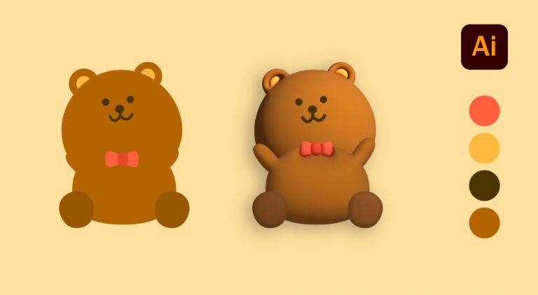 【Illustrator-Hack_1】イラストレーターでぷっくりした3Dイラストを作ろう | FASTCODING BLOG